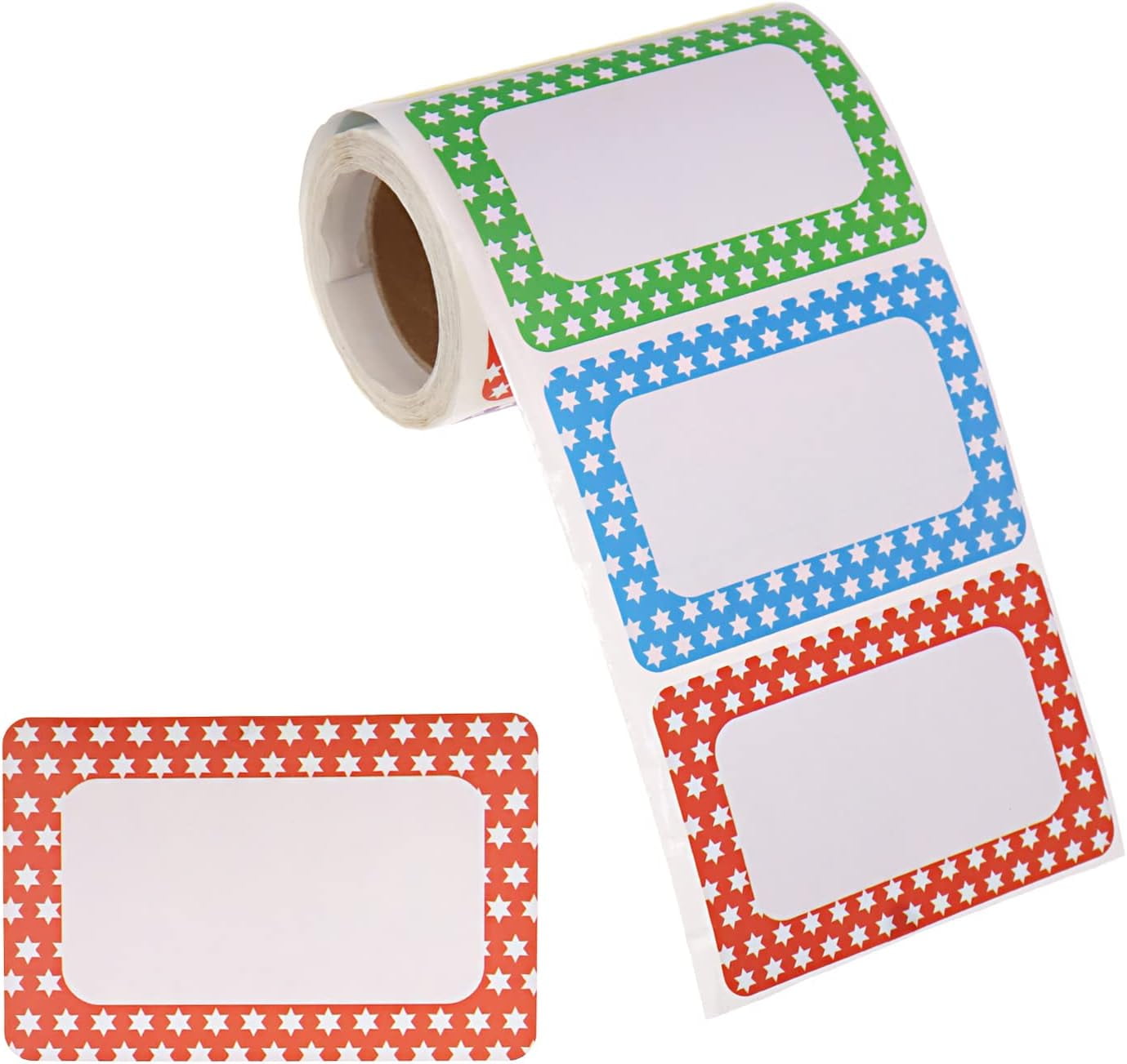 Name Tag Labels Stickers Large 150 Colorful 89x57mm 5 Colors ...