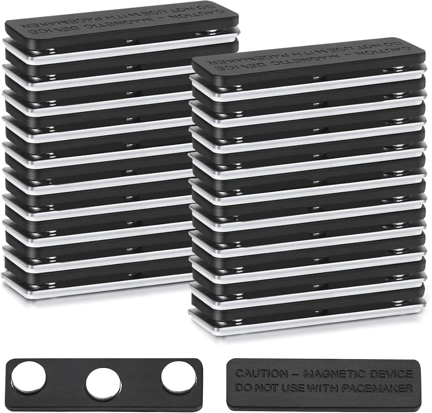 Name Tag Magnets, 12-Pack Magnetic Name Badge, Name Tag Magnets for ...