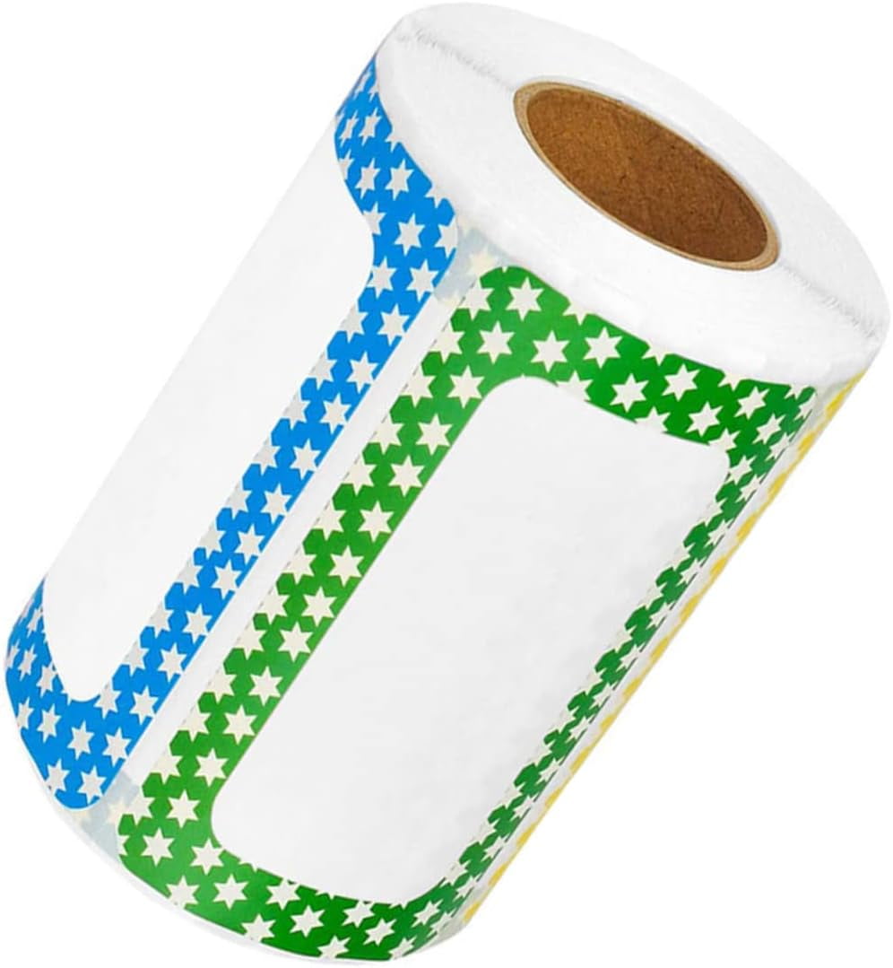 Name Tag Stickers Gift Tag Clothes Tags Sticker Labels 1 Roll Adhesive ...