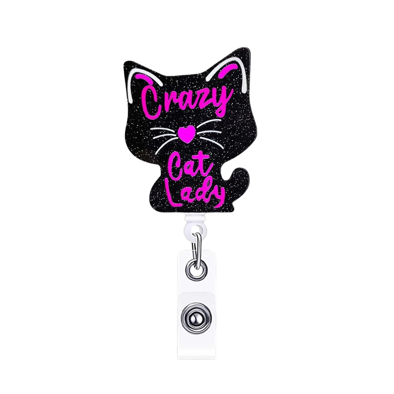 Name Tag Work Badge ClipCute Dolphin Retractable ID Card Badge ...