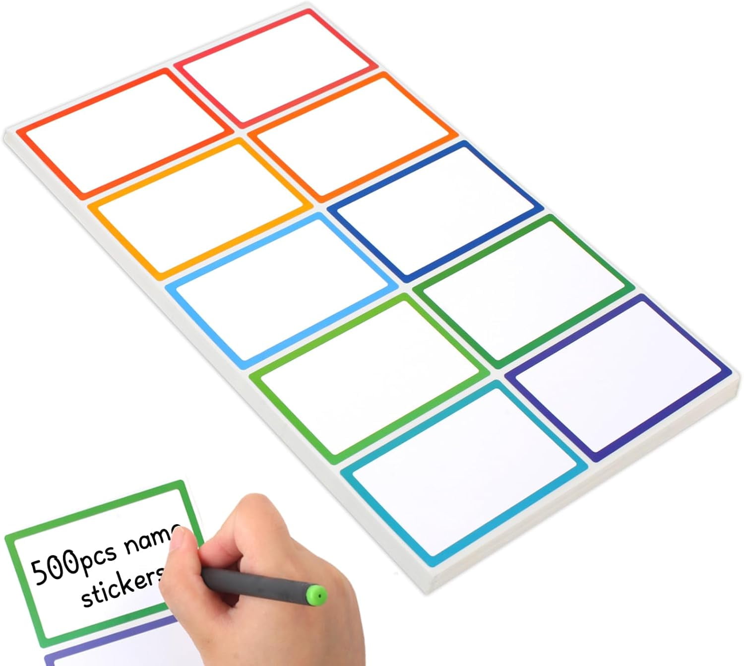 Name Tags, Blank Name Labels, Adhesive Name Labels for Whiteboards ...