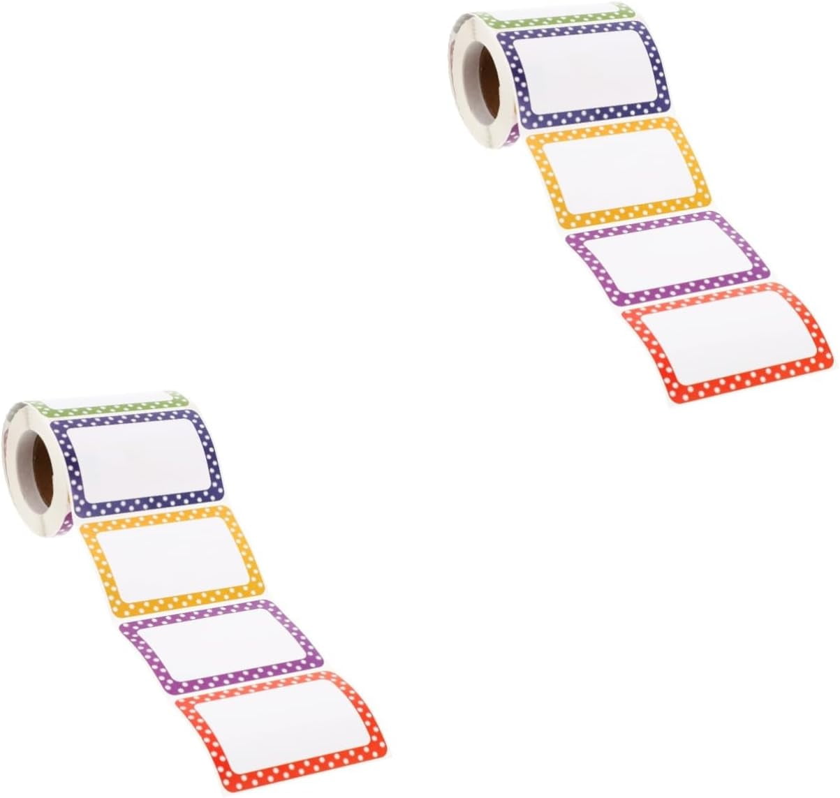 Name Tags Labels 2 Rolls Self-Adhesive Labels Sticker Writable Label ...