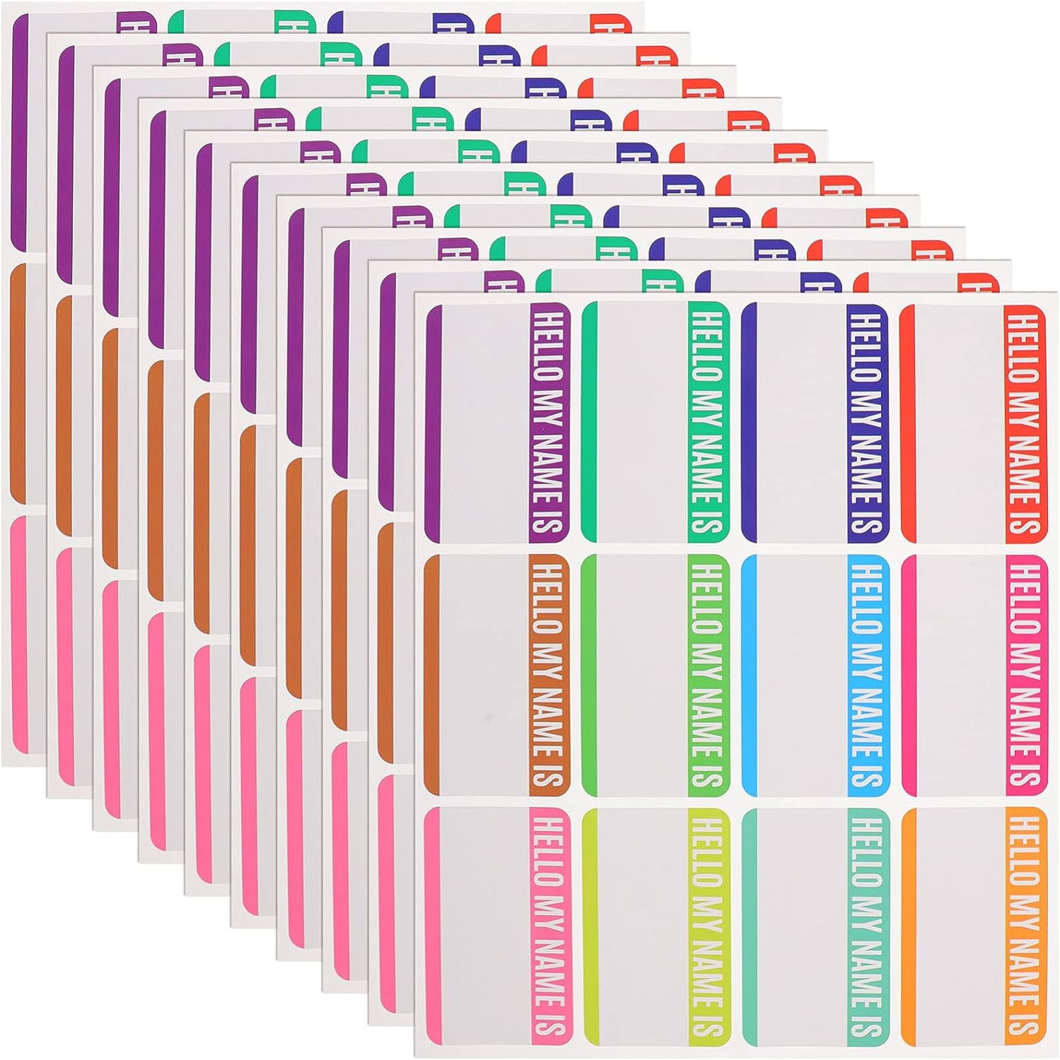 Name Tags Stickers Baby Bottle Labels 10sheets Identification Badges ...