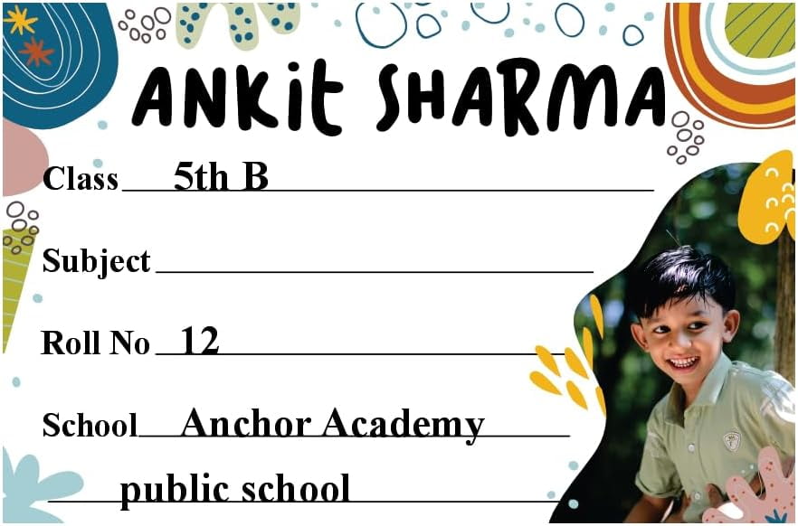 Name Tags for Students – 36 Self-Adhesive Desk Nameplates for Classroom ...