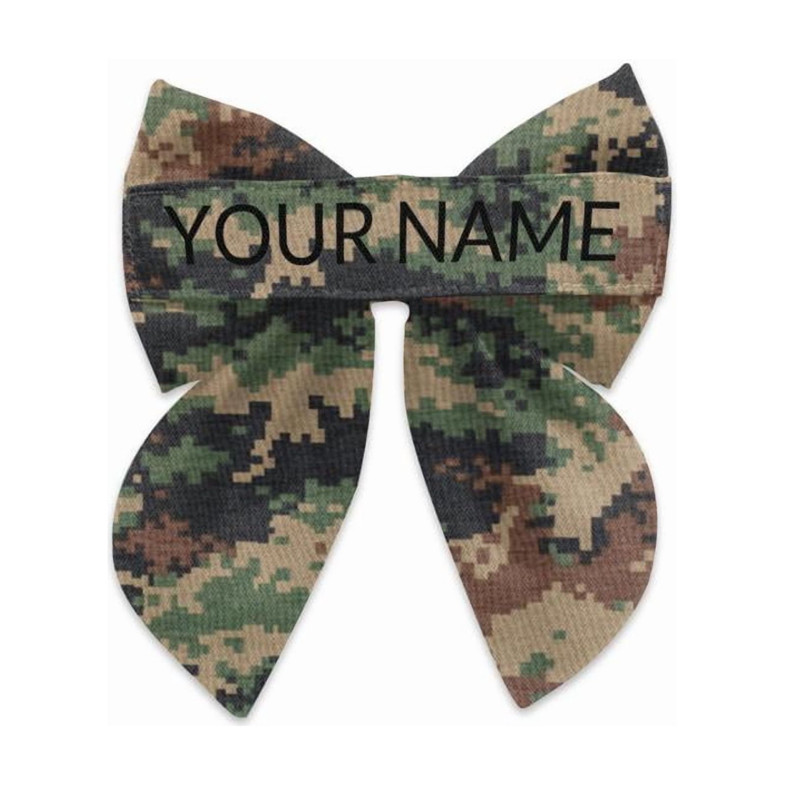 Name Tape Fable Military Bow Hair Accessories, Personalized Army Hair ...