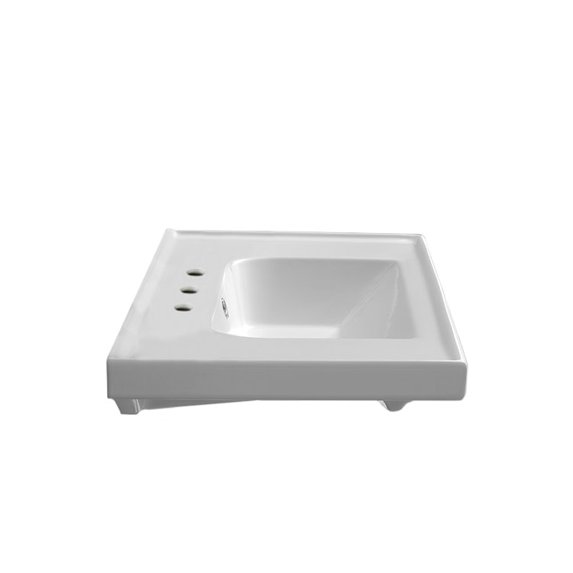 Nameeks 031200-U-Three Hole Frame 31-1/2" Ceramic Wall Mounted/Drop In ...