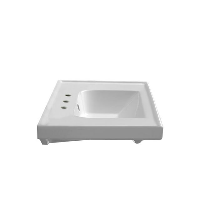 Nameeks 031200-U-Three Hole Frame 31-1/2" Ceramic Wall Mounted/Drop In ...