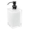 Gedy Rainbow Square Countertop Soap Dispenser, White - Walmart.com