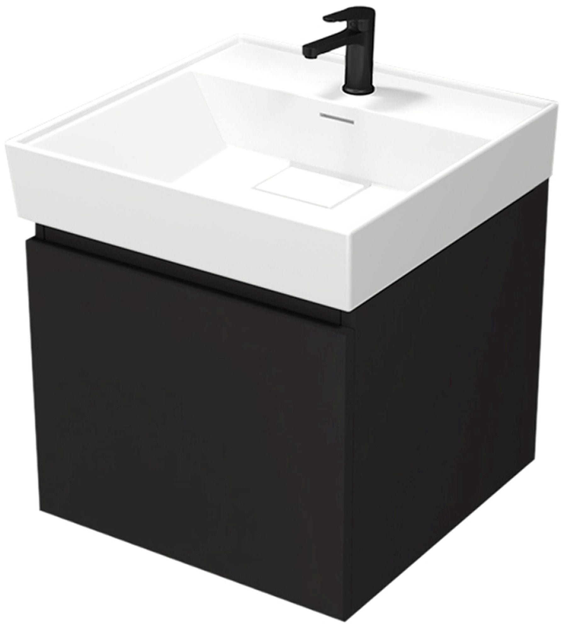 Nameeks Sharp-1919-W Sharp 18" Wall Mounted Single Basin Vanity Set ...