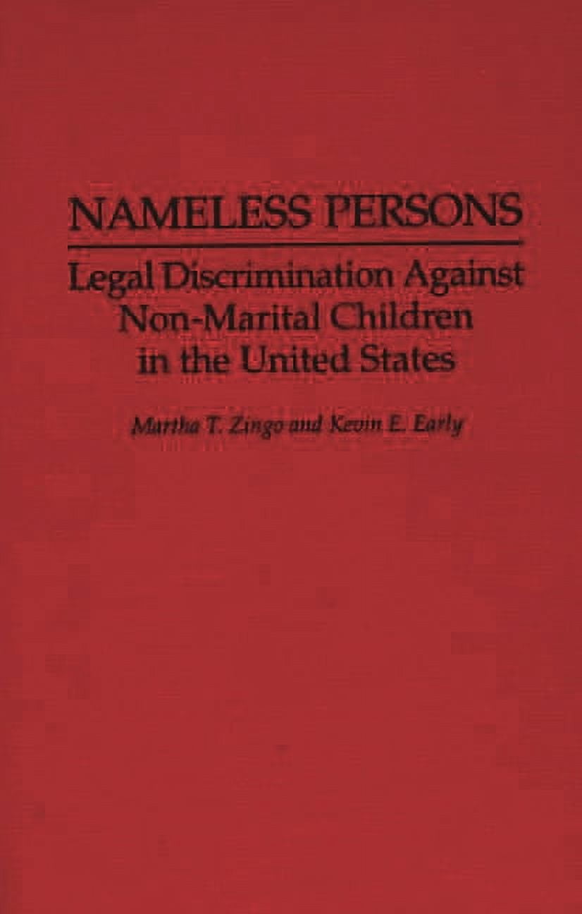 Nameless Persons : Legal Discrimination Against Non-Marital Children in ...