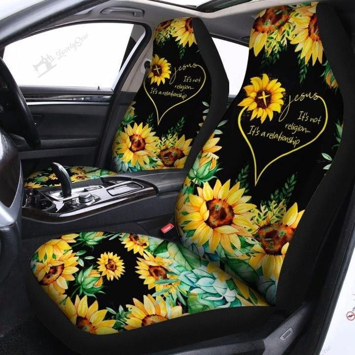 Names Of Jesus Car Seat Covers 184610 Pack of 2 Universal Front Seat ...