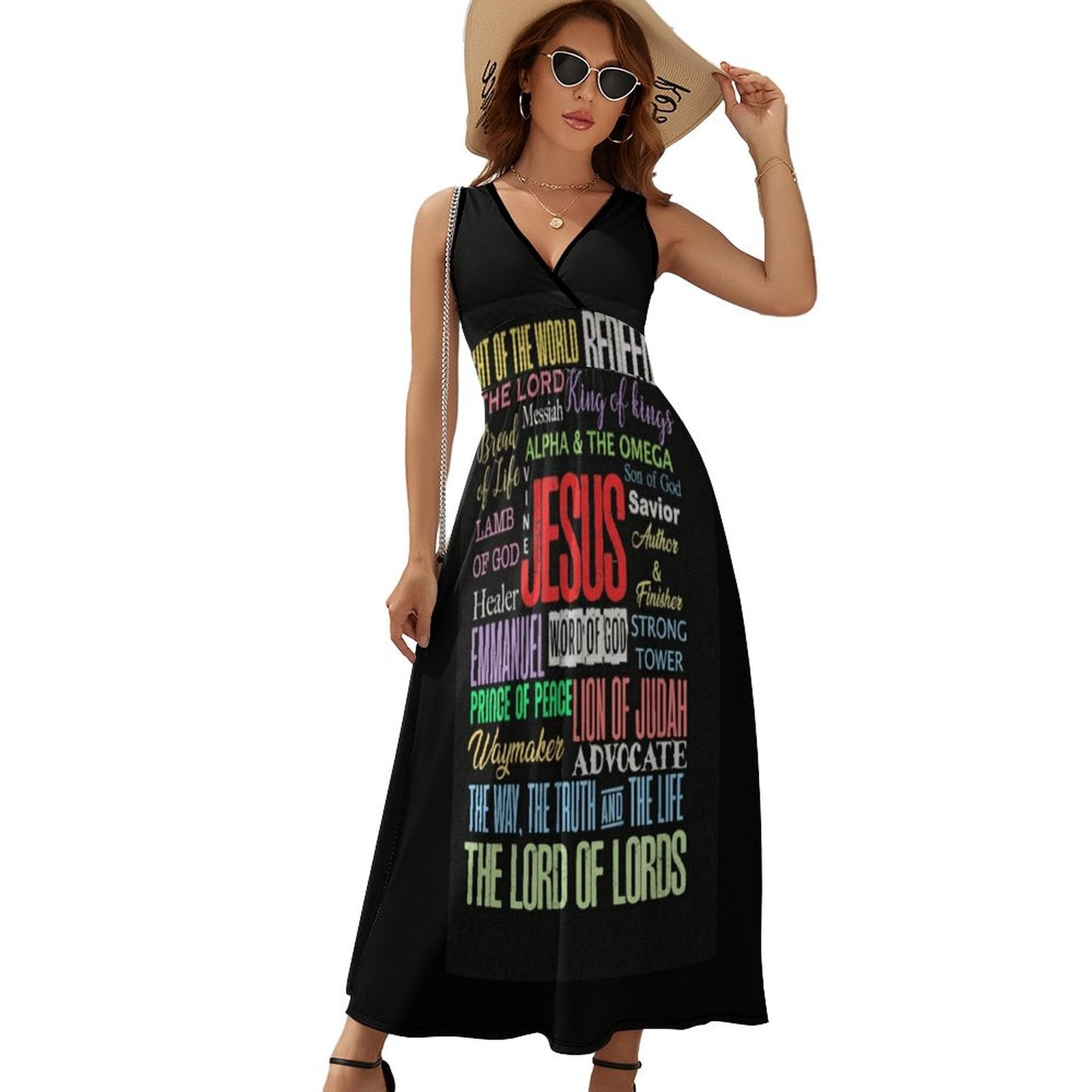 Names of God Lord Jesus Christ - Bible Verse Dress Summer Street Style ...