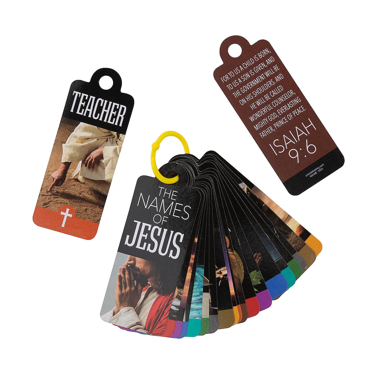 Names of Jesus Cards on Ring - 12 Pieces - Walmart.com