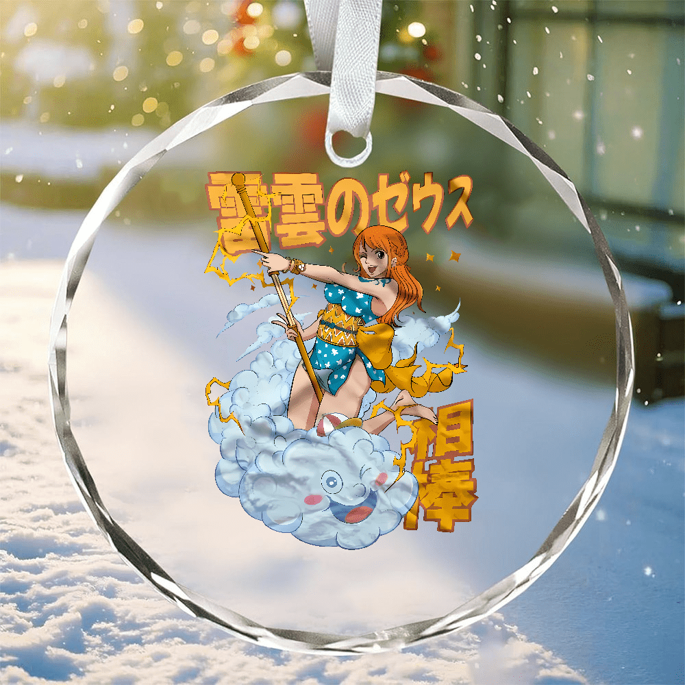 Nami, One Piece, Anime Ornament, Home Decoration, Crystal Glass ...