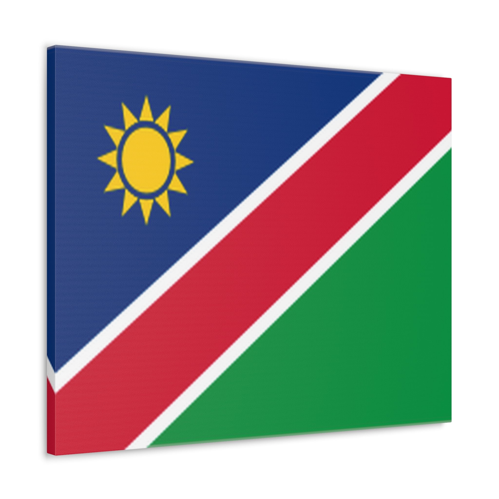 Namibia Country Flag Canvas Vibrant Wall Art Unframed Home Decor ...