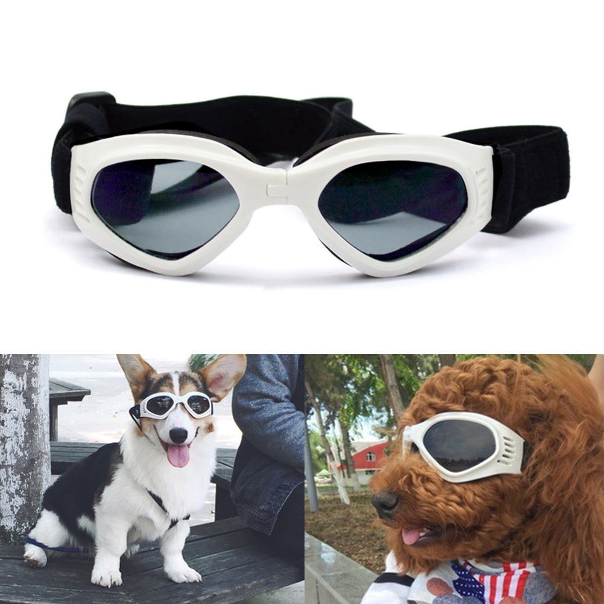 Namsan Dog Goggles Dog Sunglasses UV Resistant Windproof Doggy Goggles ...