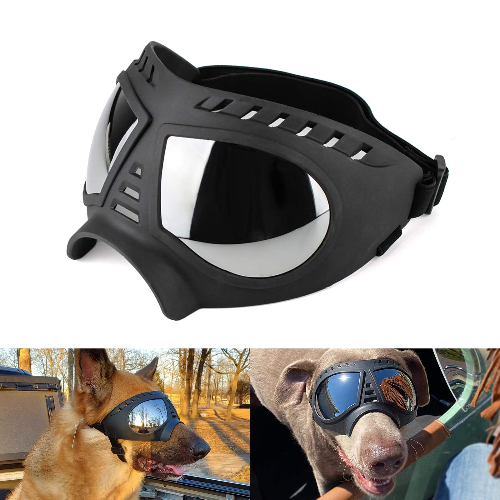 Namsan Dog Goggles for Large Dogs, Wide Snout & Soft Frame, Tactical ...