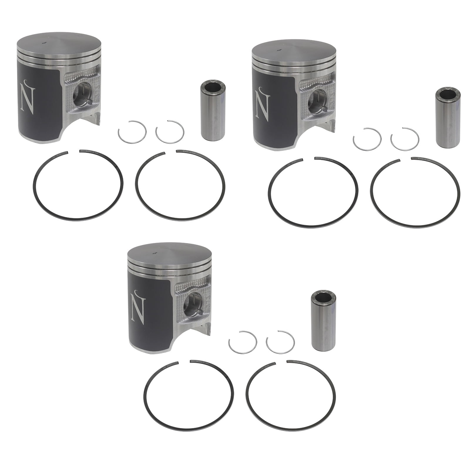 Namura, NW-20006-2, 3 Piston Kits for Kawasaki fits 1999-2005 Ultra 150 ...