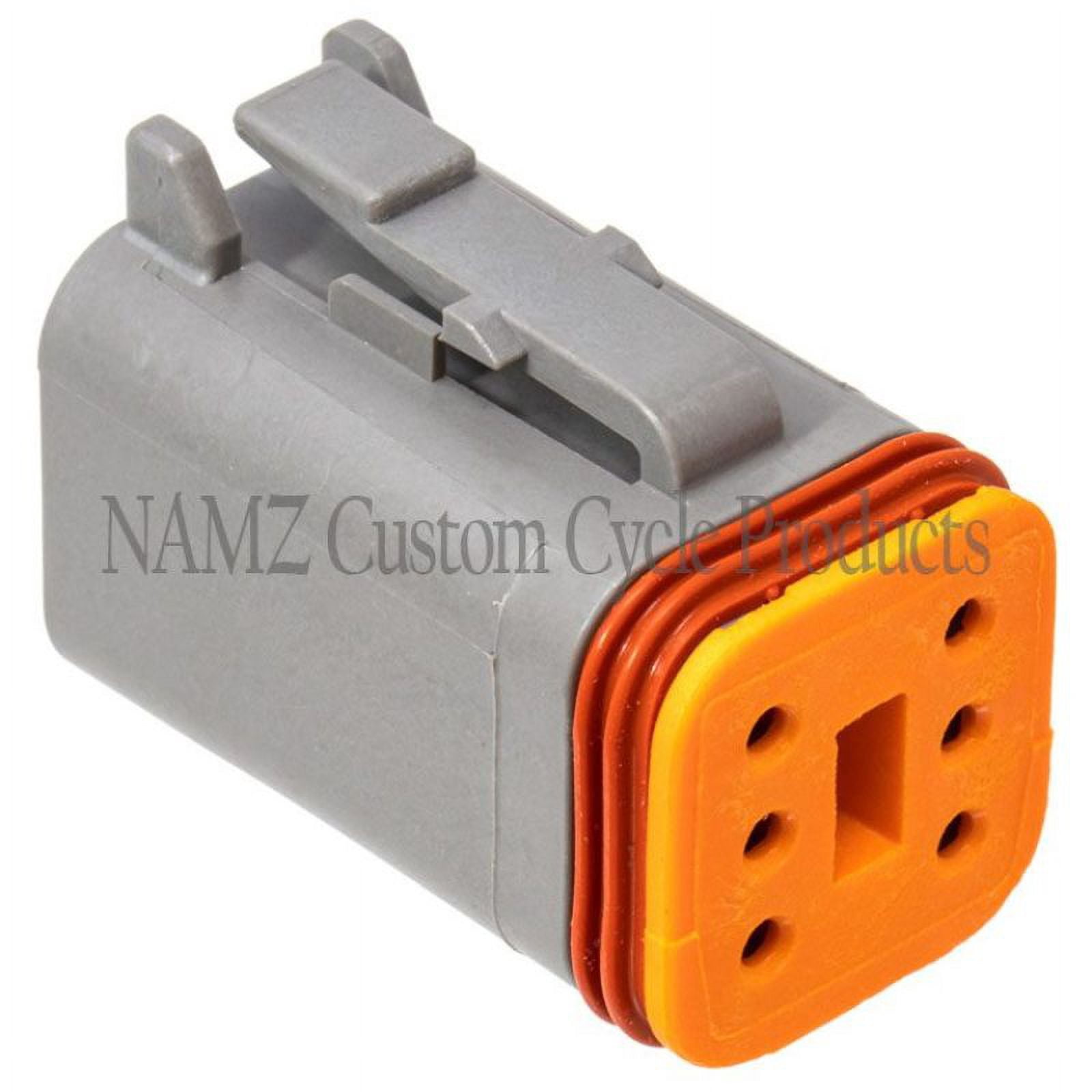 Namz Custom Cycle Products New Deutsch DT Plug and Wedgelock, 850-08024 ...