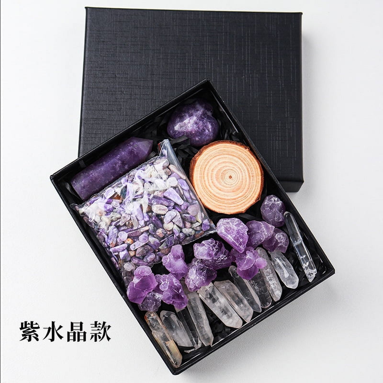 Namzi 1 piece natural crystal raw stone crystal hexagonal prism crystal ...