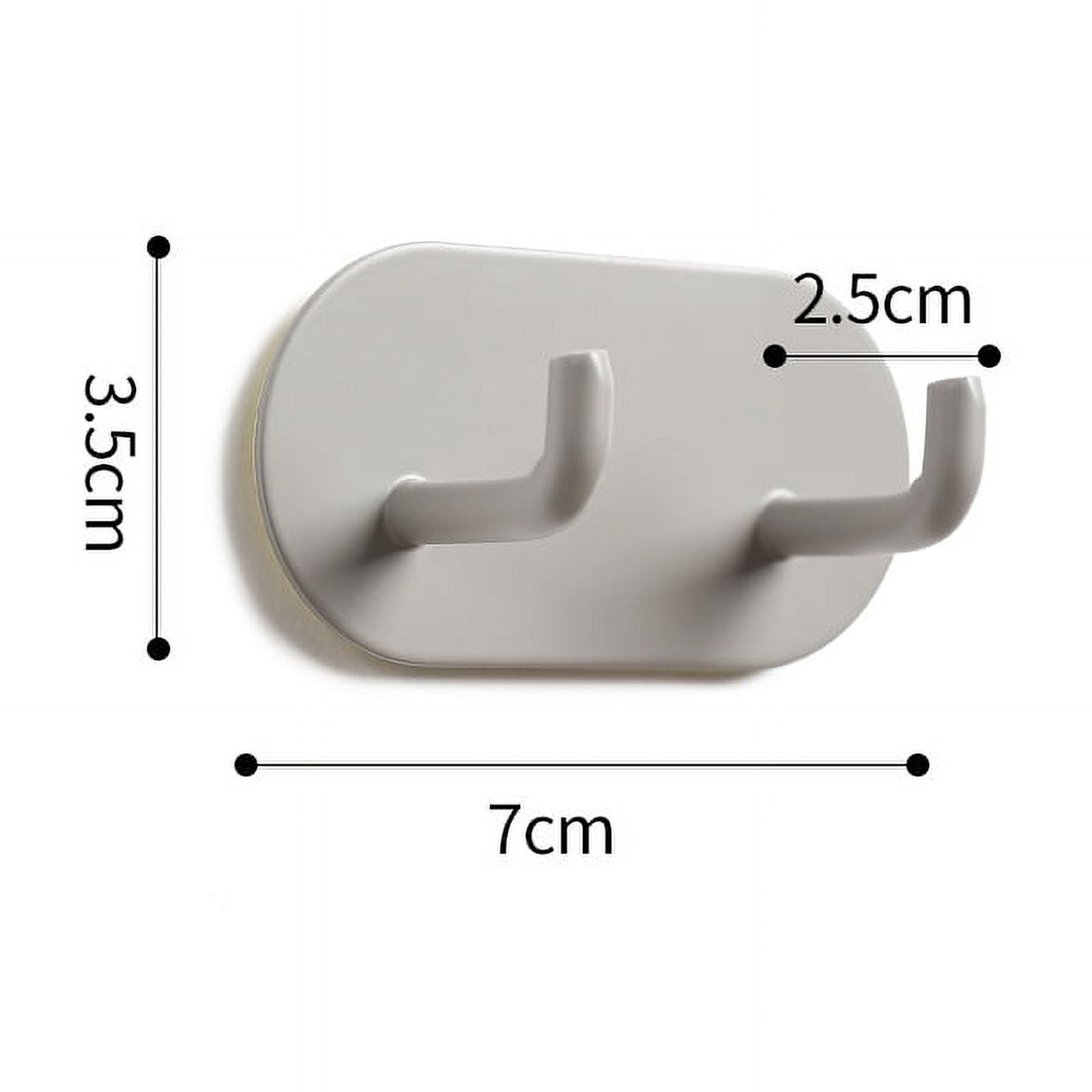 Namzi 10 piece wrought iron adhesive hook, no need to drill holes ...