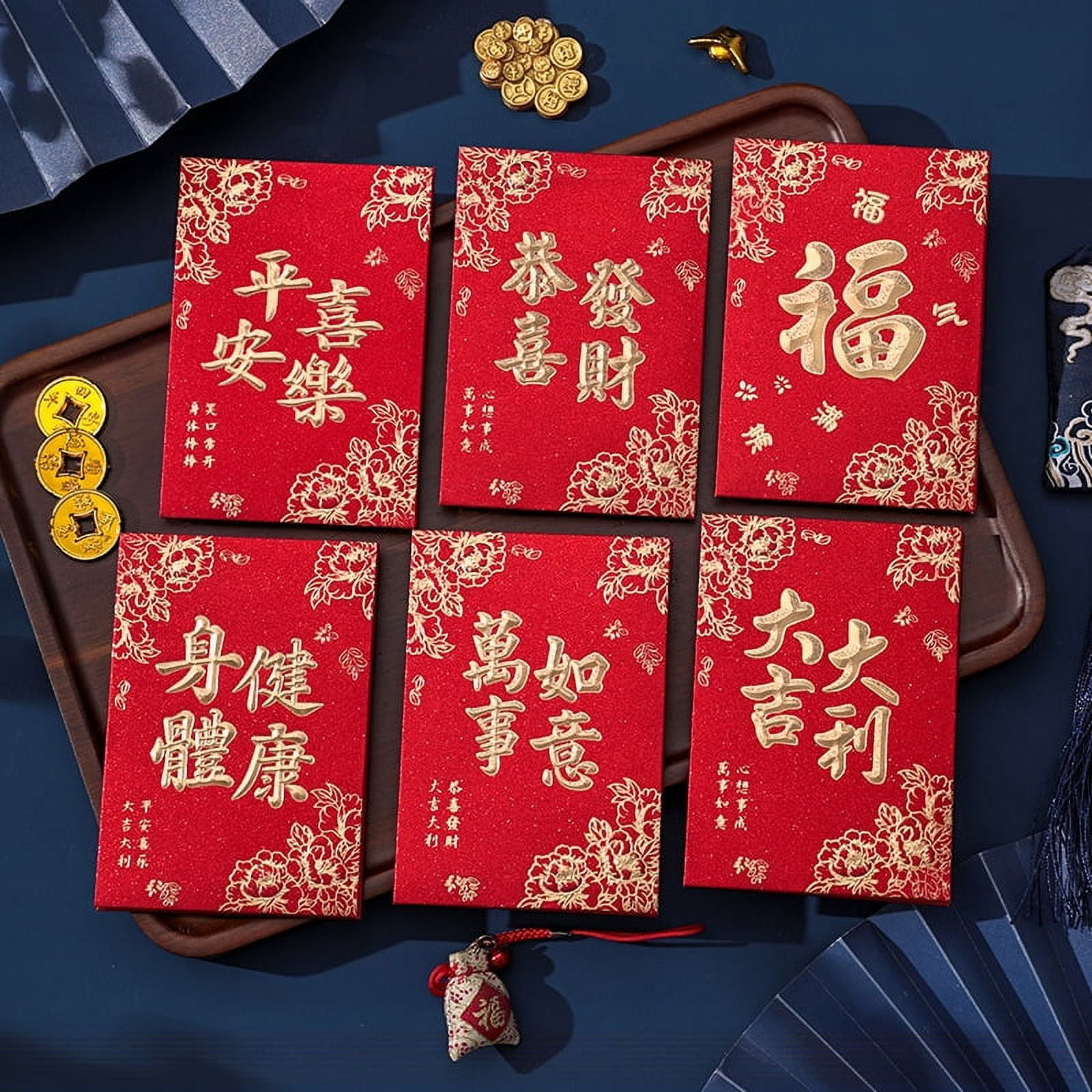 Namzi 12Pcs Red Envelopes Chinese New Year, Lunar New Year of The Snake ...