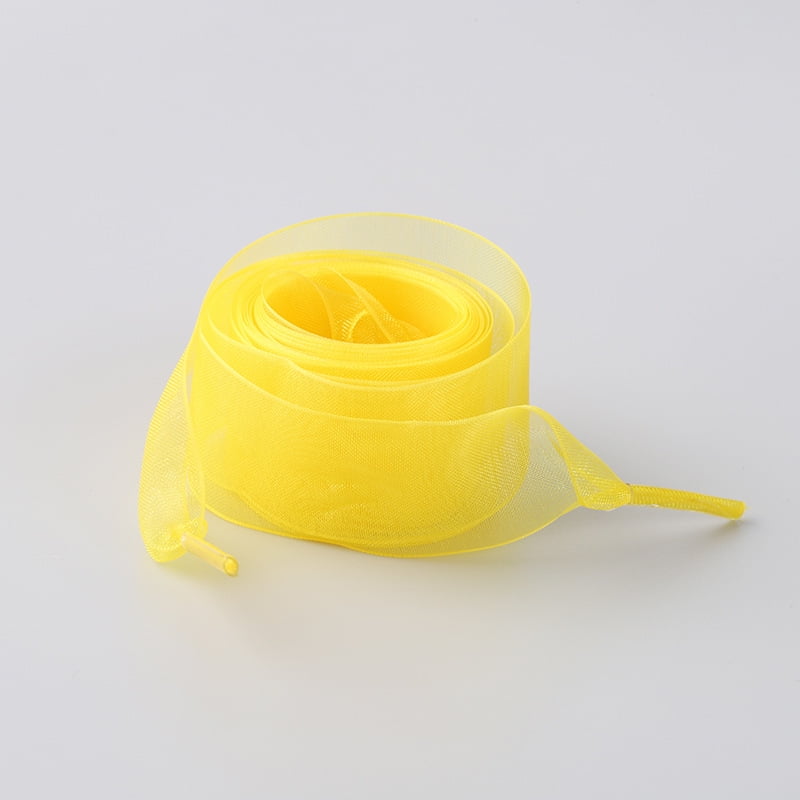 Namzi 2 Pairs Ribbon Shoe Laces,120*2.3cm Fashion Decorative Sneaker ...