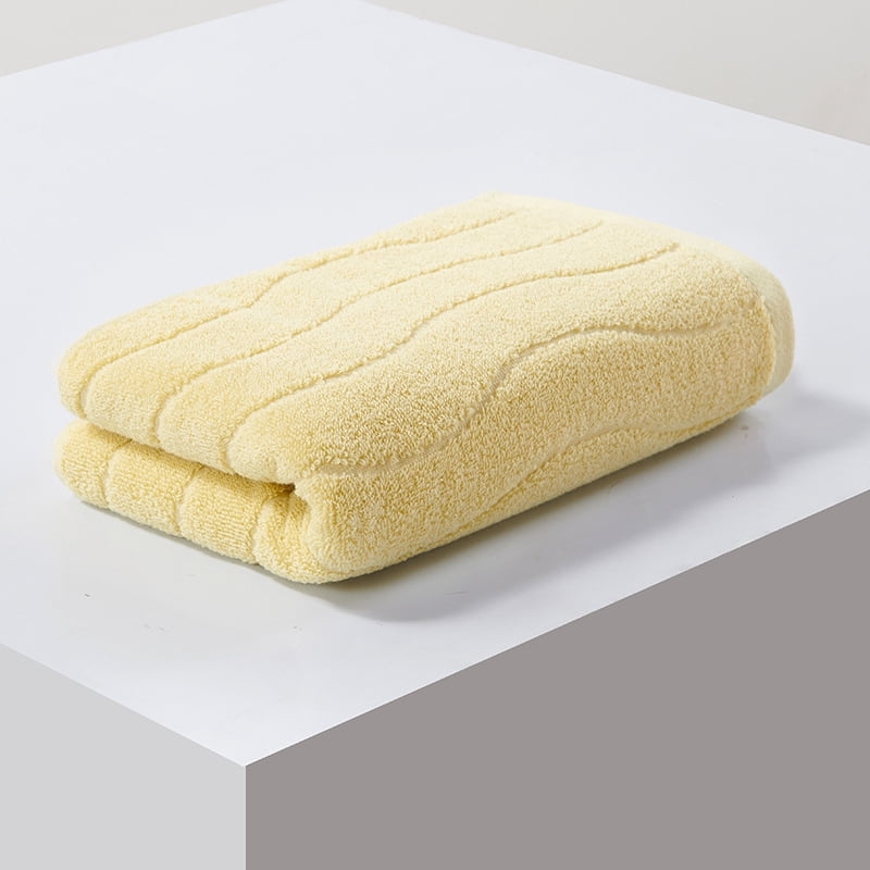 Namzi, 2-Pcs light yellow Towels , 34*75cm pure cotton Towels ...
