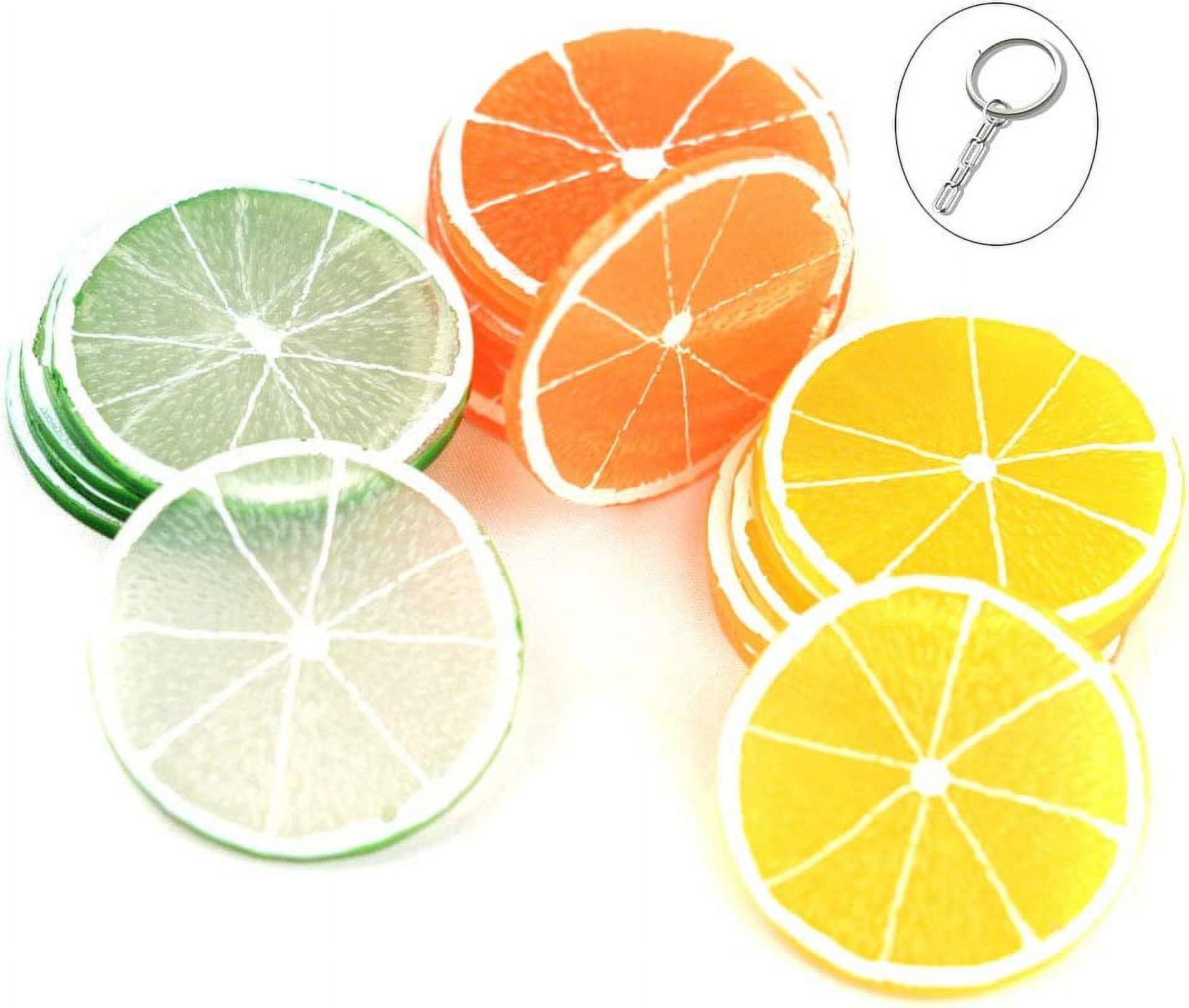 Namzi 20 PCS Realistic Fake Artificial Lemon Limes Slice Simulation ...