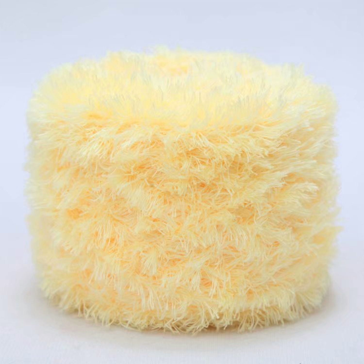Namzi 200g Plush Fur Yarn Ultra Fluffy DIY Craft Yarn for Luxury Decor ...