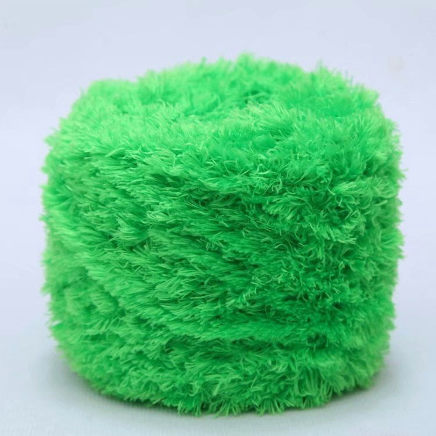 Namzi 200g Plush Fur Yarn Ultra Fluffy DIY Craft Yarn for Luxury Decor ...