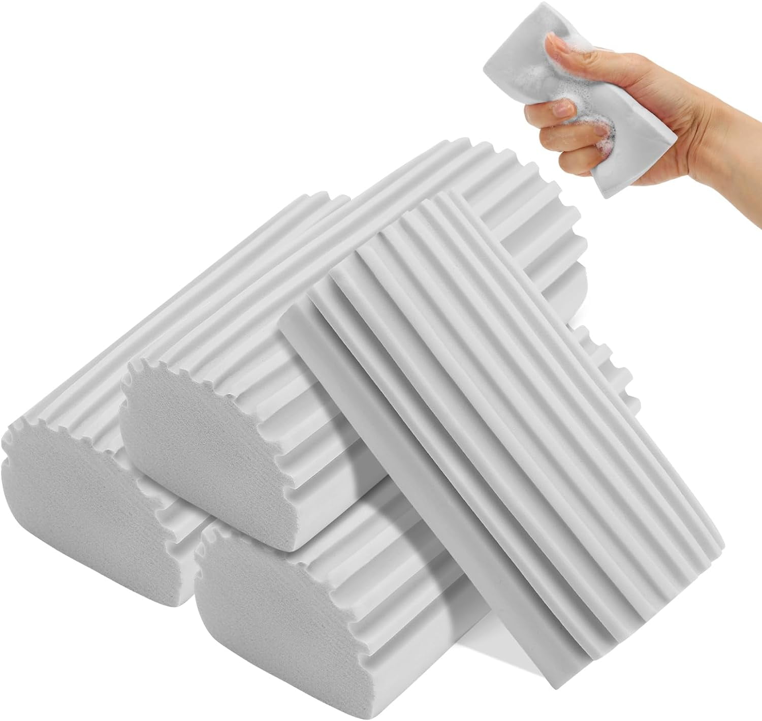 NAMZI 4-Pack Damp Clean Duster Sponge, Sponge Cleaning Brush,scraping ...