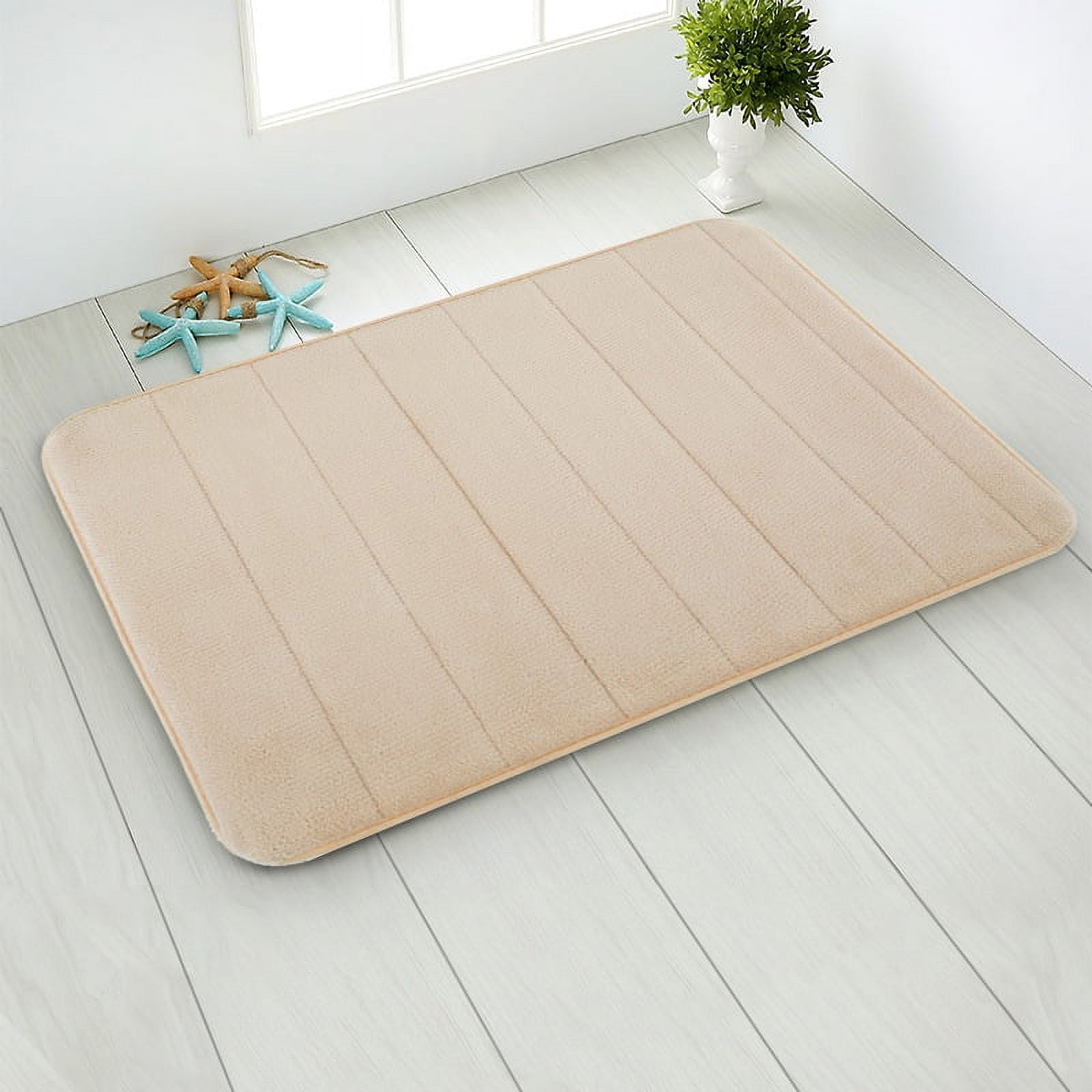 Namzi Bathroom Rug Mat , Non-Slip Plush Shaggy Bath Carpet, Machine ...