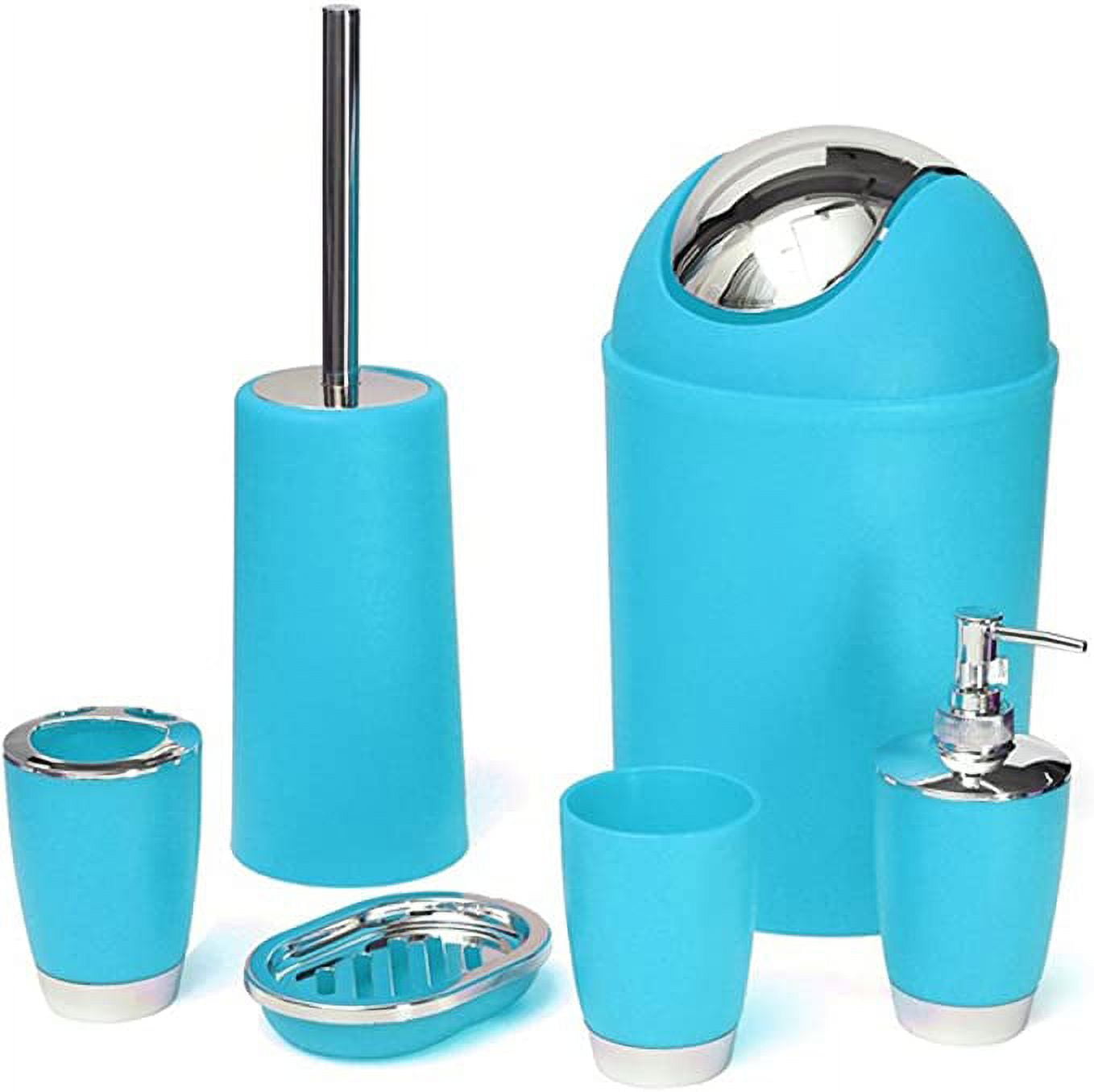 Namzi Bathroom Sets Accessories 6PCS Includes Toothbrush Holder,Waste ...