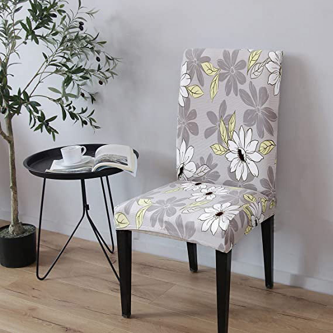 Namzi Chair Covers for Dining Room 6 Pack Chair Covers Living Room ...