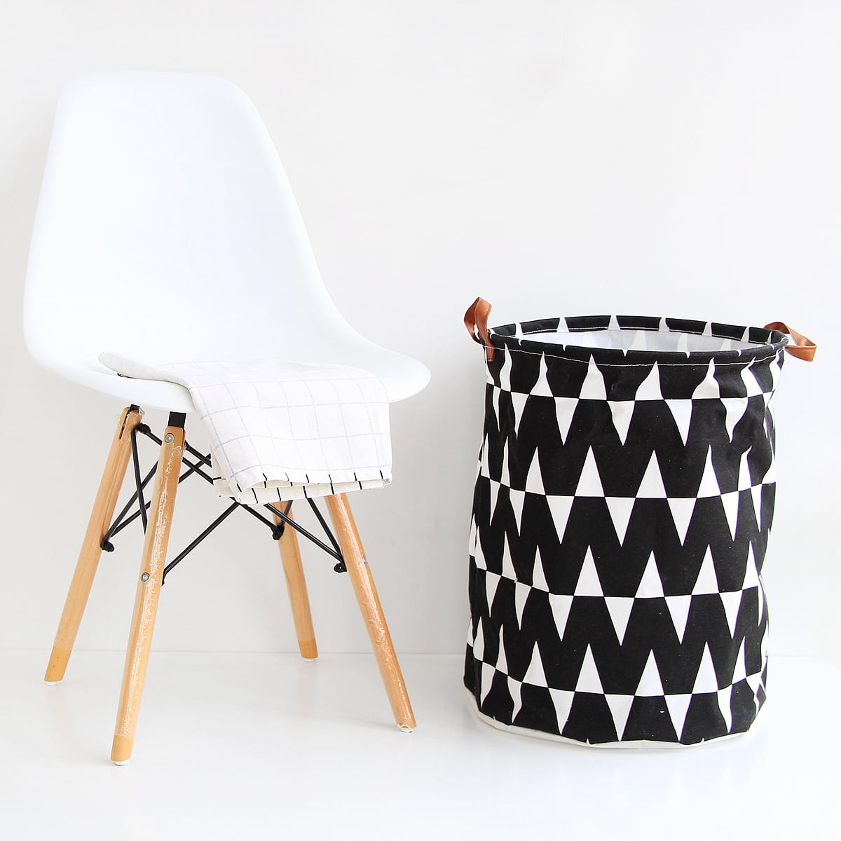 Namzi Collapsible Laundry Basket in Bedroom Waterproof Laundry Hamper ...