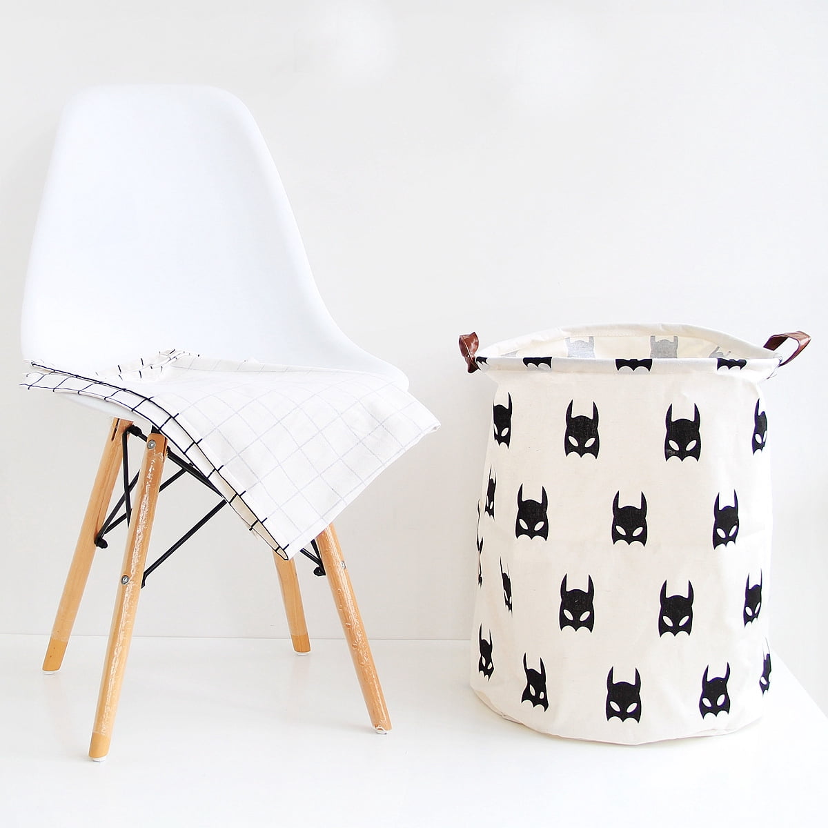 Namzi Collapsible Laundry Basket in Bedroom Waterproof Laundry Hamper ...