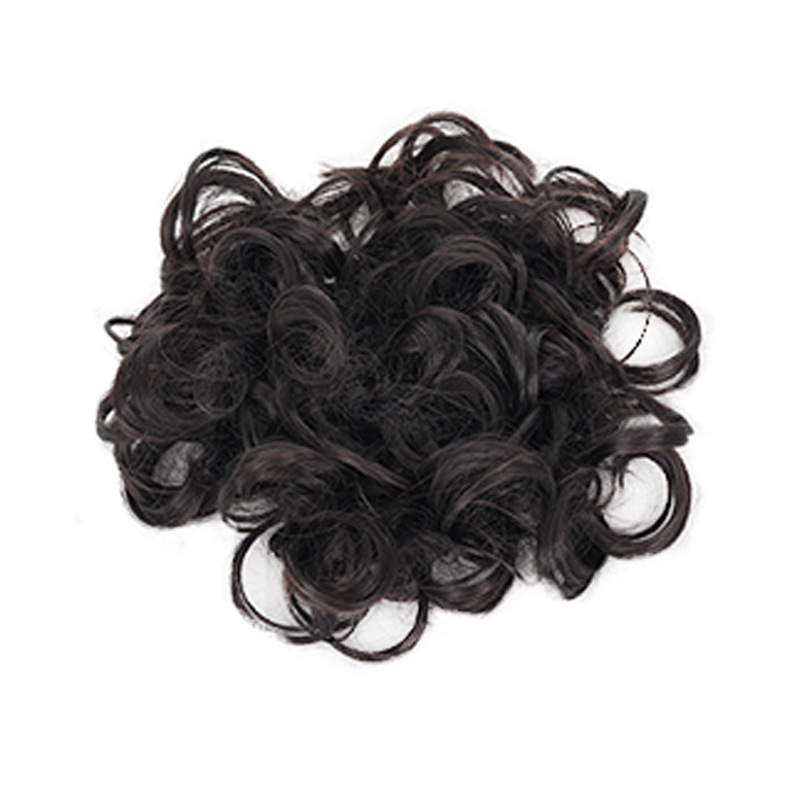 Namzi Curly Bun Hair Piece - Hair Bun Extension for, 70CM Length, black ...