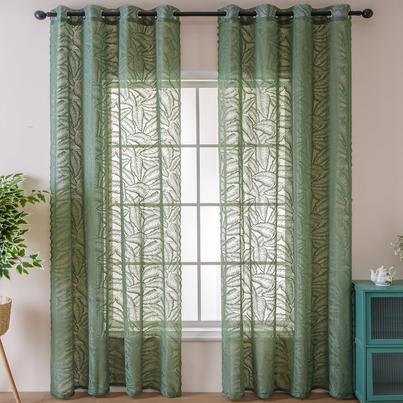 Namzi Curtains Sheer - Texture Sheer Window Covering, Light & Airy ...