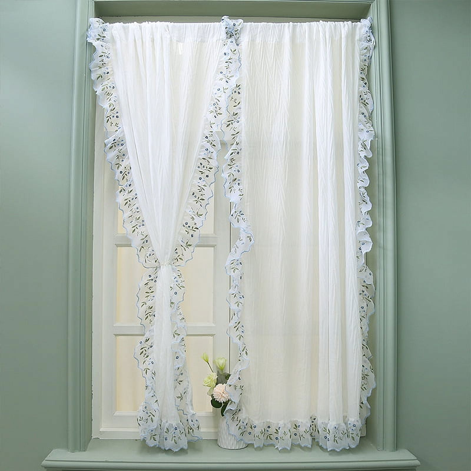 Namzi Curtains Sheer - Texture Sheer Window Covering, Light & Airy ...