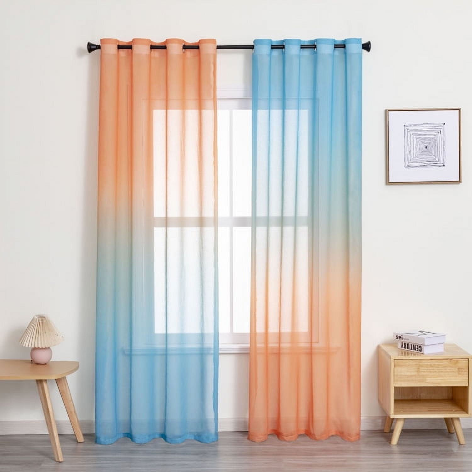 Namzi Curtains Sheer - Texture Sheer Window Covering, Light & Airy ...