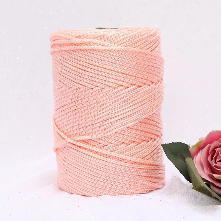 Namzi Easy Crochet Yarn, Premium Nylon Craft Yarn,light orange, 1 roll ...