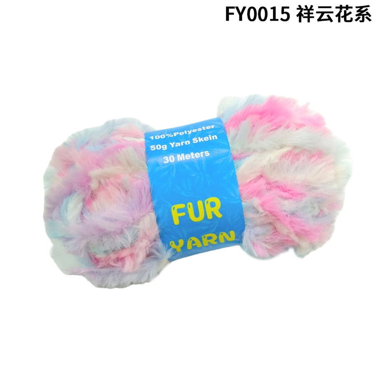 Namzi Faux Fur Yarn, 200g Chunky Fuzzy Fluffy Yarn, Perfect Crochet ...