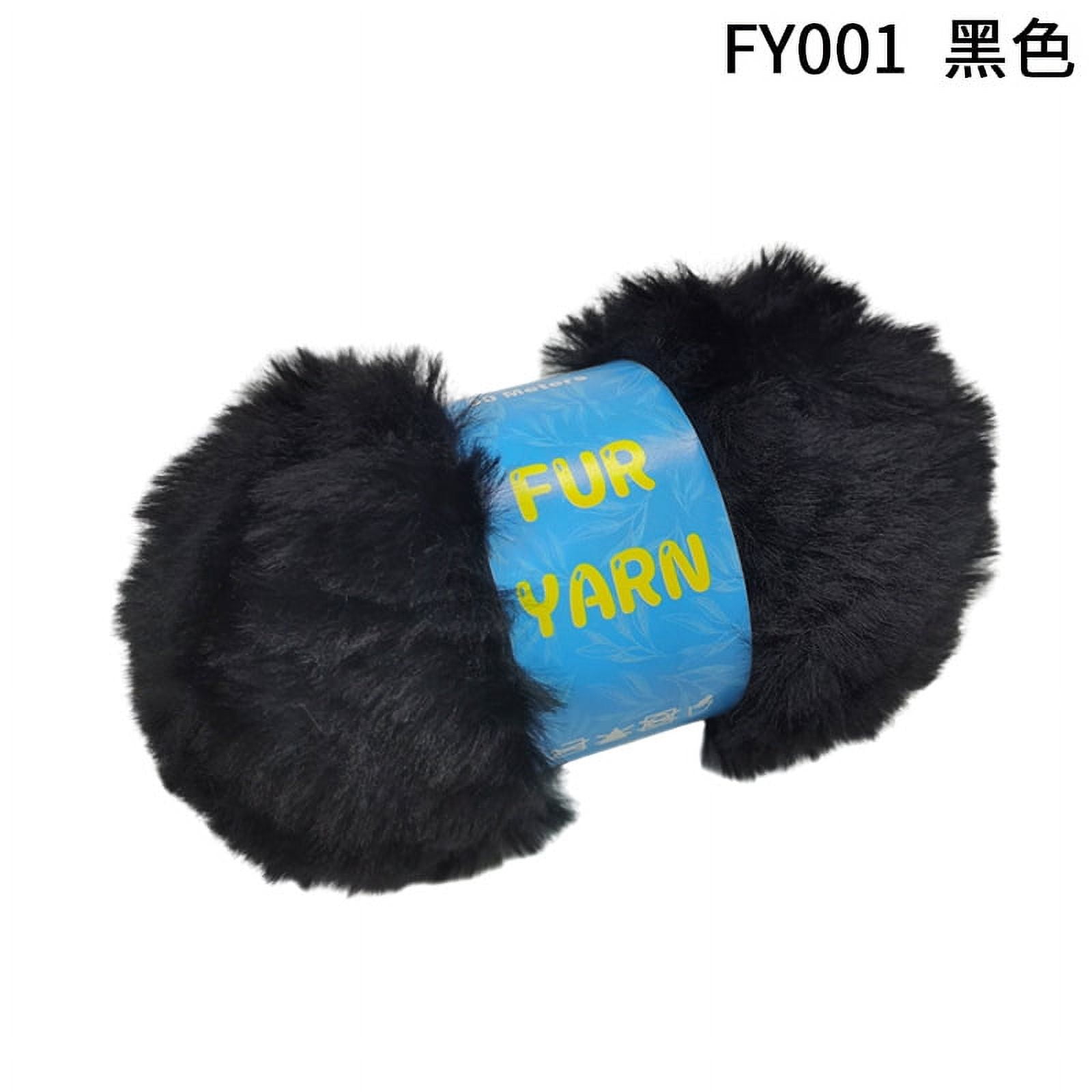 Namzi Faux Fur Yarn, 50g Chunky Fuzzy Fluffy Yarn, Perfect Crochet Yarn ...