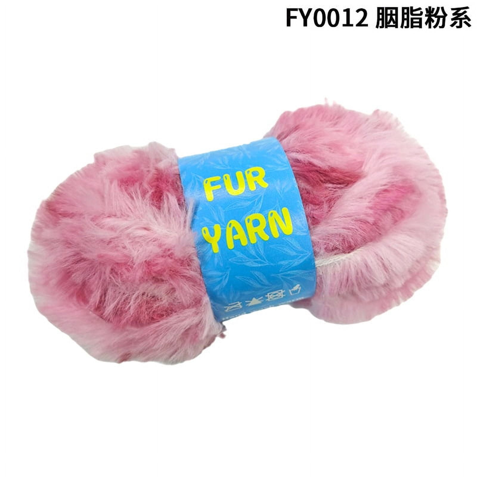 Namzi Faux Fur Yarn, 50g Chunky Fuzzy Fluffy Yarn, Perfect Crochet Yarn ...