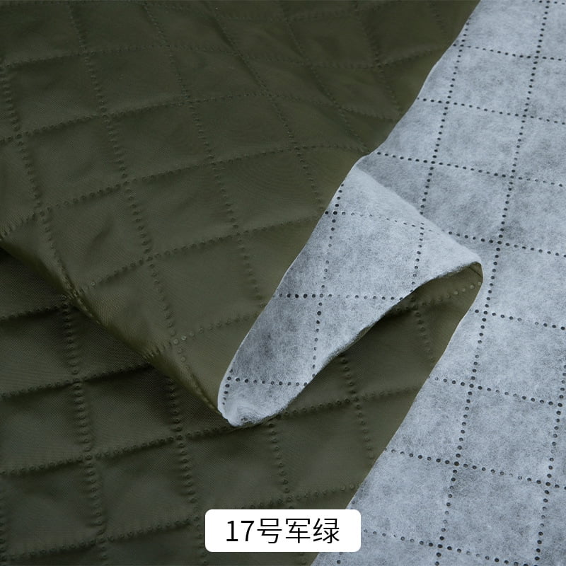 Namzi Geometry Pattern Quilted Cotton Fabric 1 Yard Thick Padded Lining ...