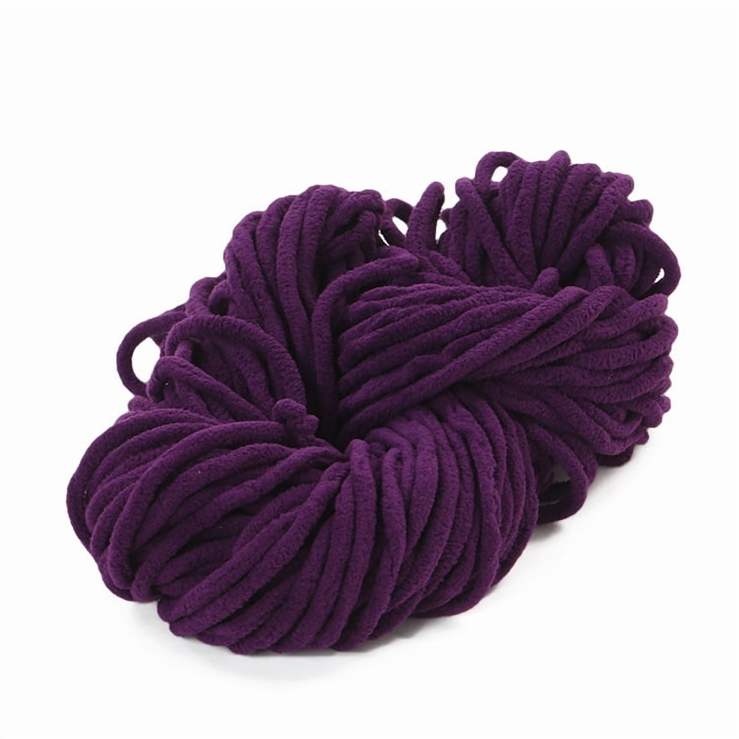 Namzi Hand Knitting Yarn, 2 Rolls Fabric Strip Line Yarn Packs,deep ...