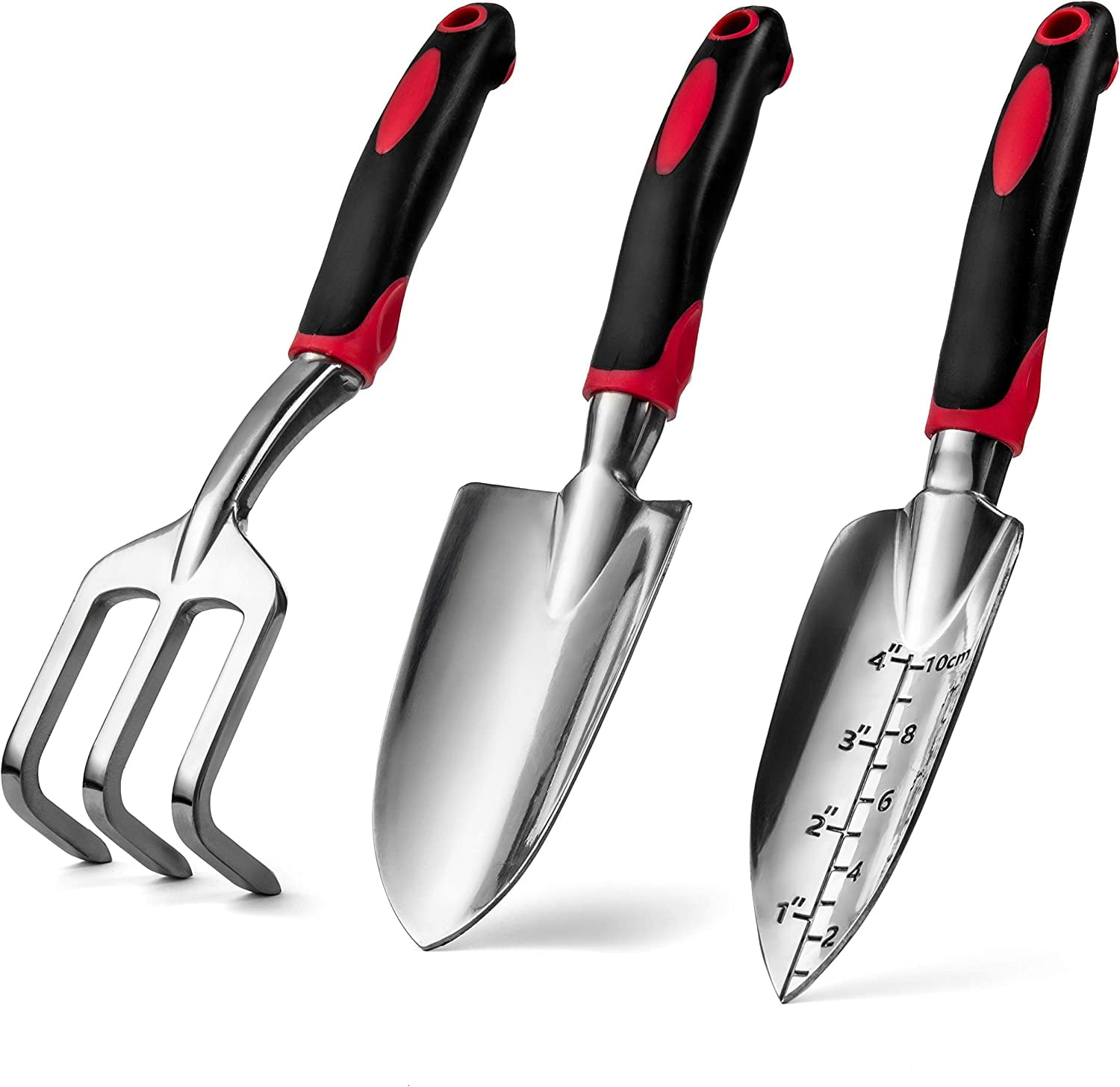 Namzi Hand Tools Set of 3, Heavy Duty Cast Aluminum Garden Tools with ...