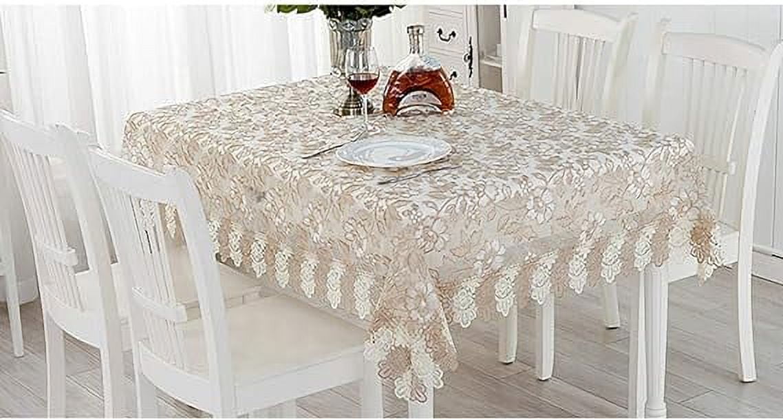 Namzi Lace Polyester Tablecloth Embroidery Rectangle Table Cloths for ...
