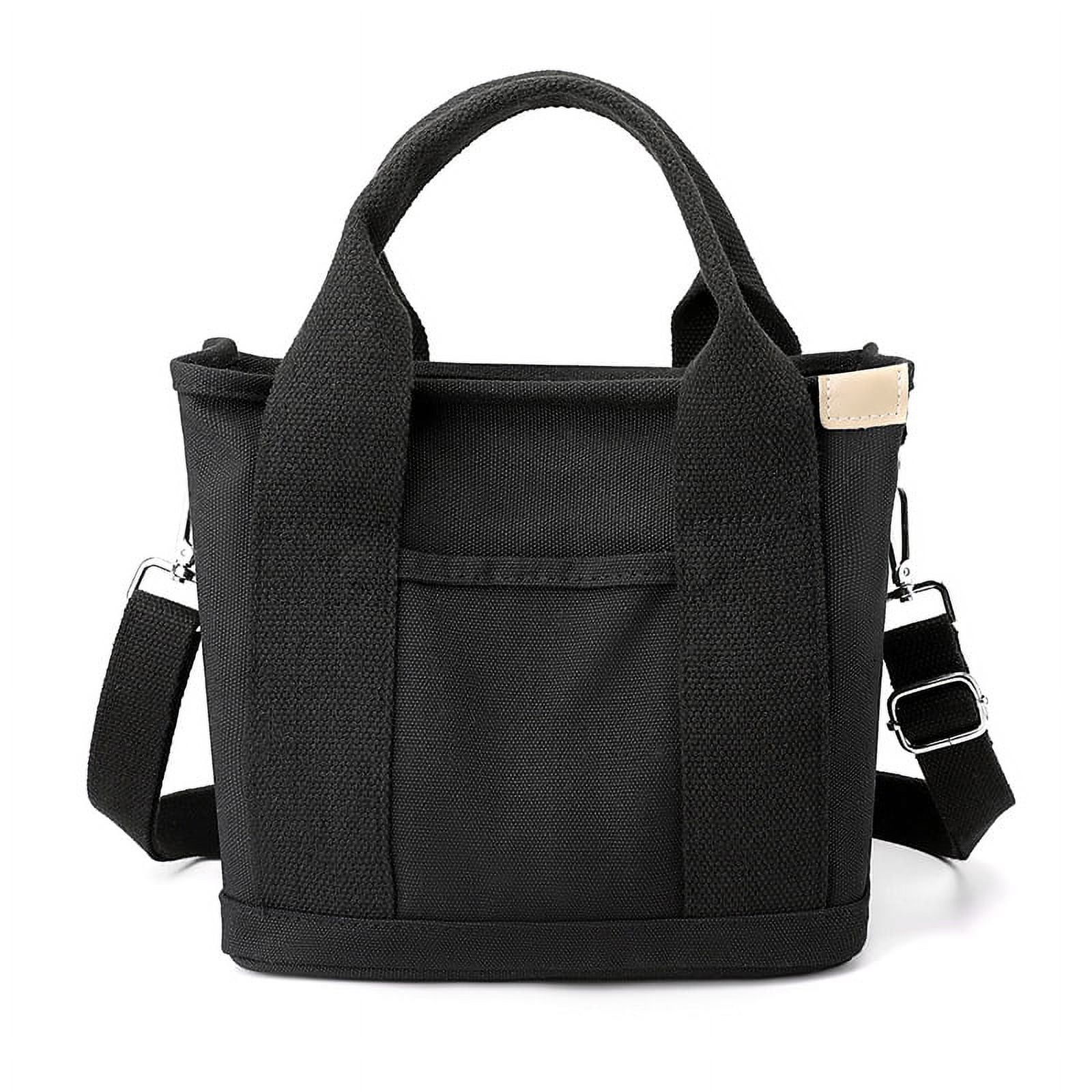 Namzi Large Capacity Multi-Pocket Handbag Canvas Tote Purses Crossbody ...